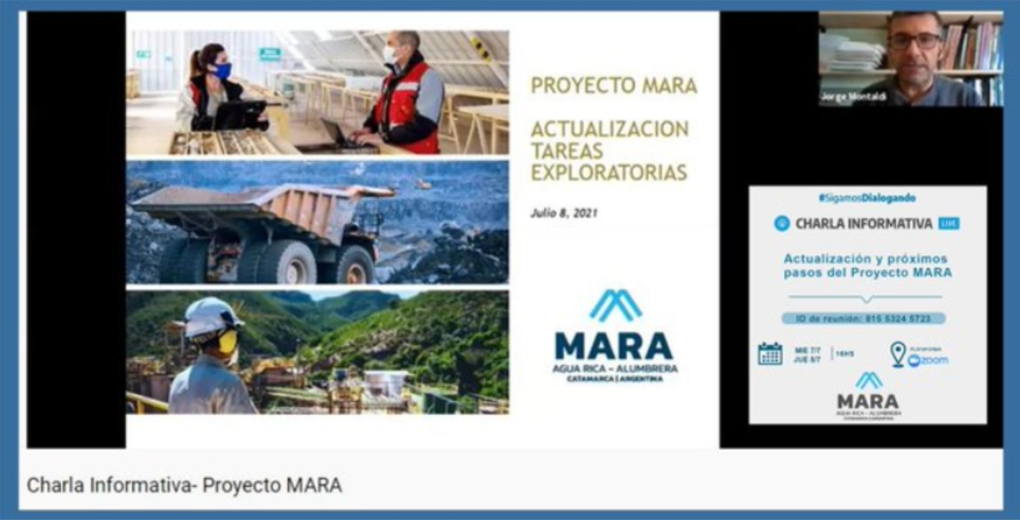 El Proyecto Mara continúa con las charlas virtuales con la comunidad en ...